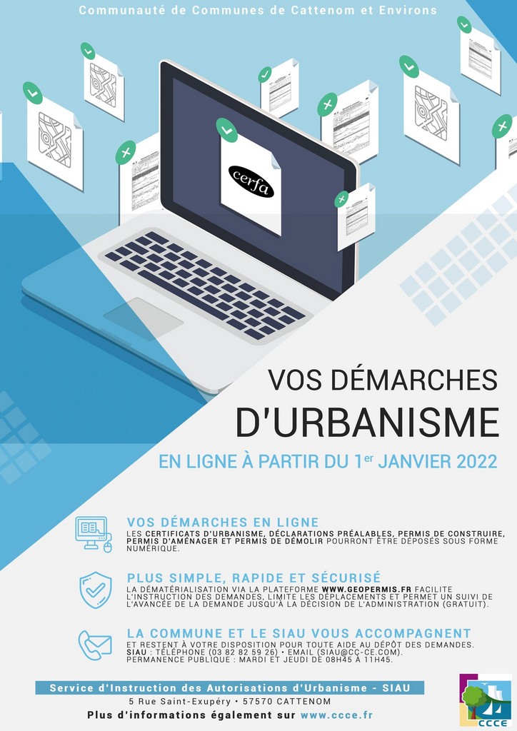 Accueil - Dématérialisation des démarches d'urbanisme